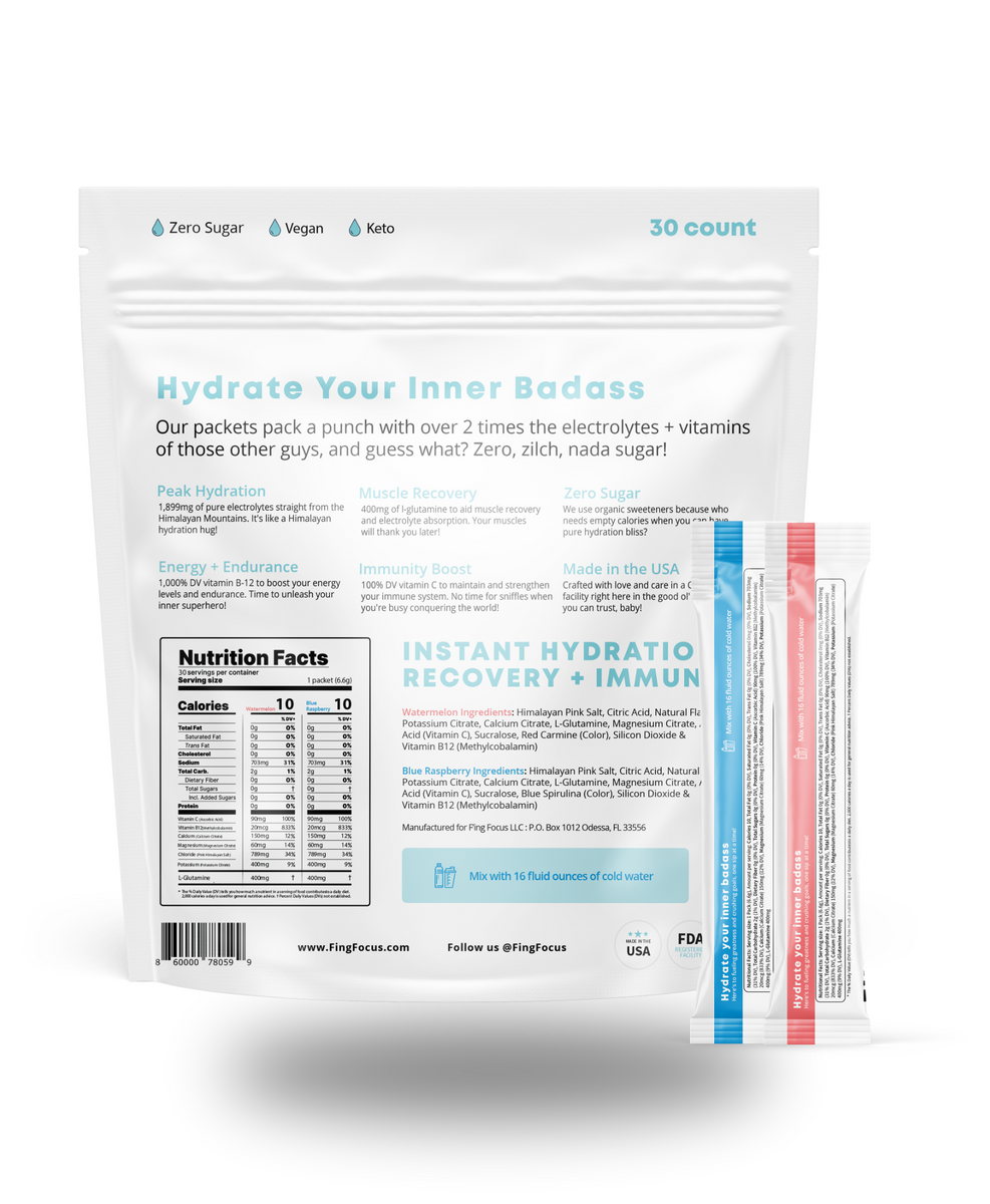 F'ing Hydration Sample - Quench Your Thirst for Greatness | Increase Concentration, Focus, and ...