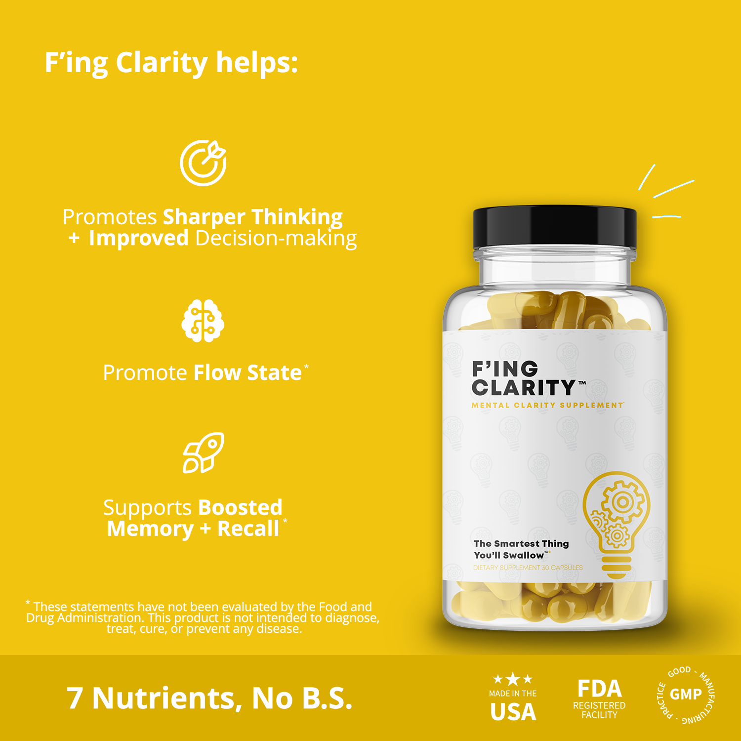 F'ing Clarity - Best Supplements for Brain Fog Relief | Improve Memory ...
