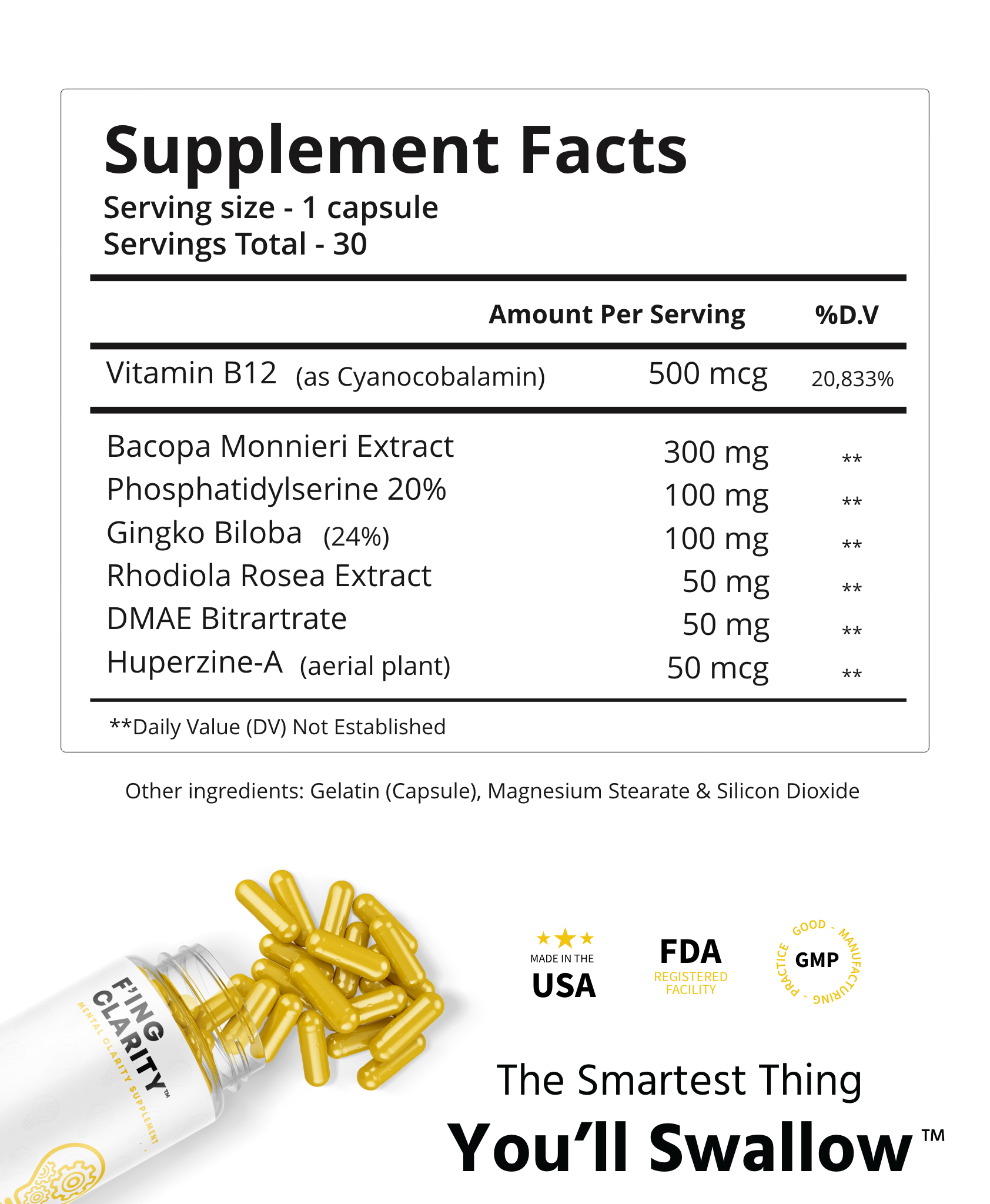 F'ing Clarity - Best Supplements for Brain Fog Relief | Improve Memory ...