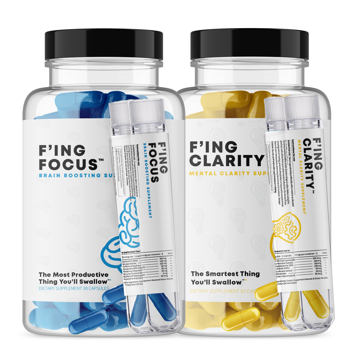 "Laser Focus Legend" Stack Samples – F'ing Supplements